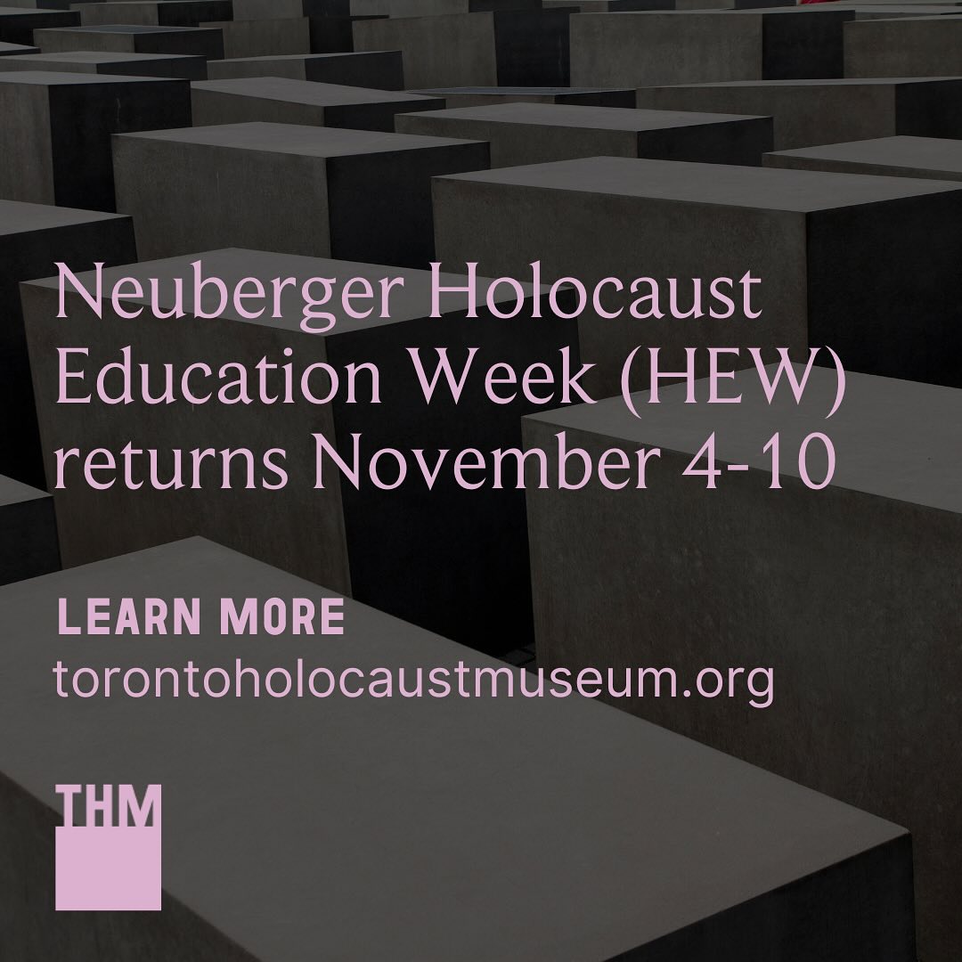 Neuberger Holocaust Education Week Temple Sinai Congregation of Toronto